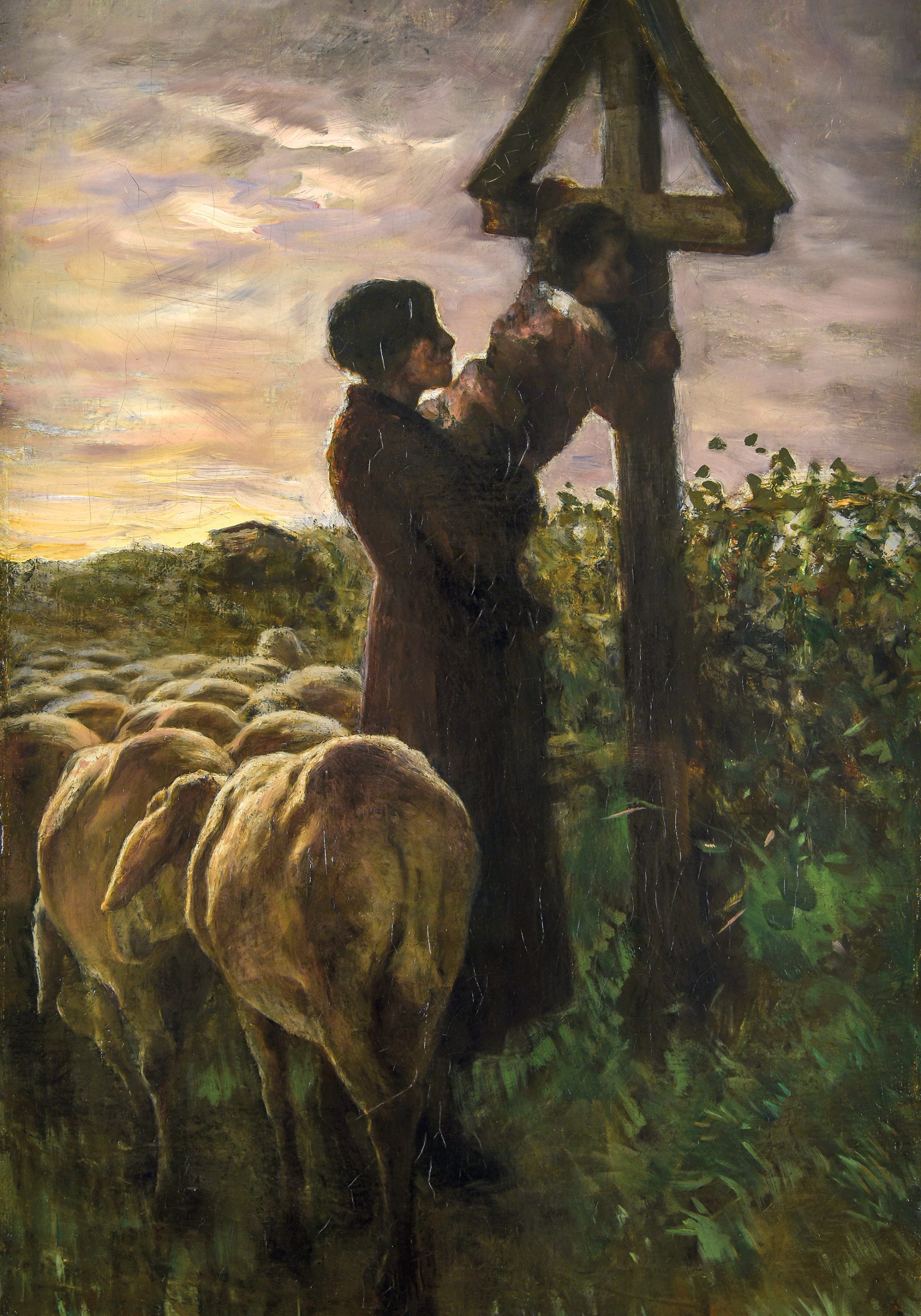 Giovanni Segantini e Arco, la città natale del pittore. La Galleria ...